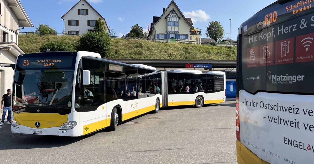 Flurlingen eine Woche ohne Postauto-Anschluss | Andelfinger